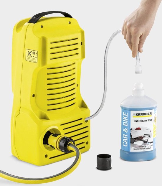 Kärcher K 2 Compact hogedrukreiniger Electrisch 360 L/u Zwart, Geel | bol.com