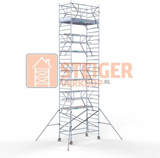 Rolsteiger Standaard 135x250 10,2m werkhoogte carbon vloer + dubbele ...