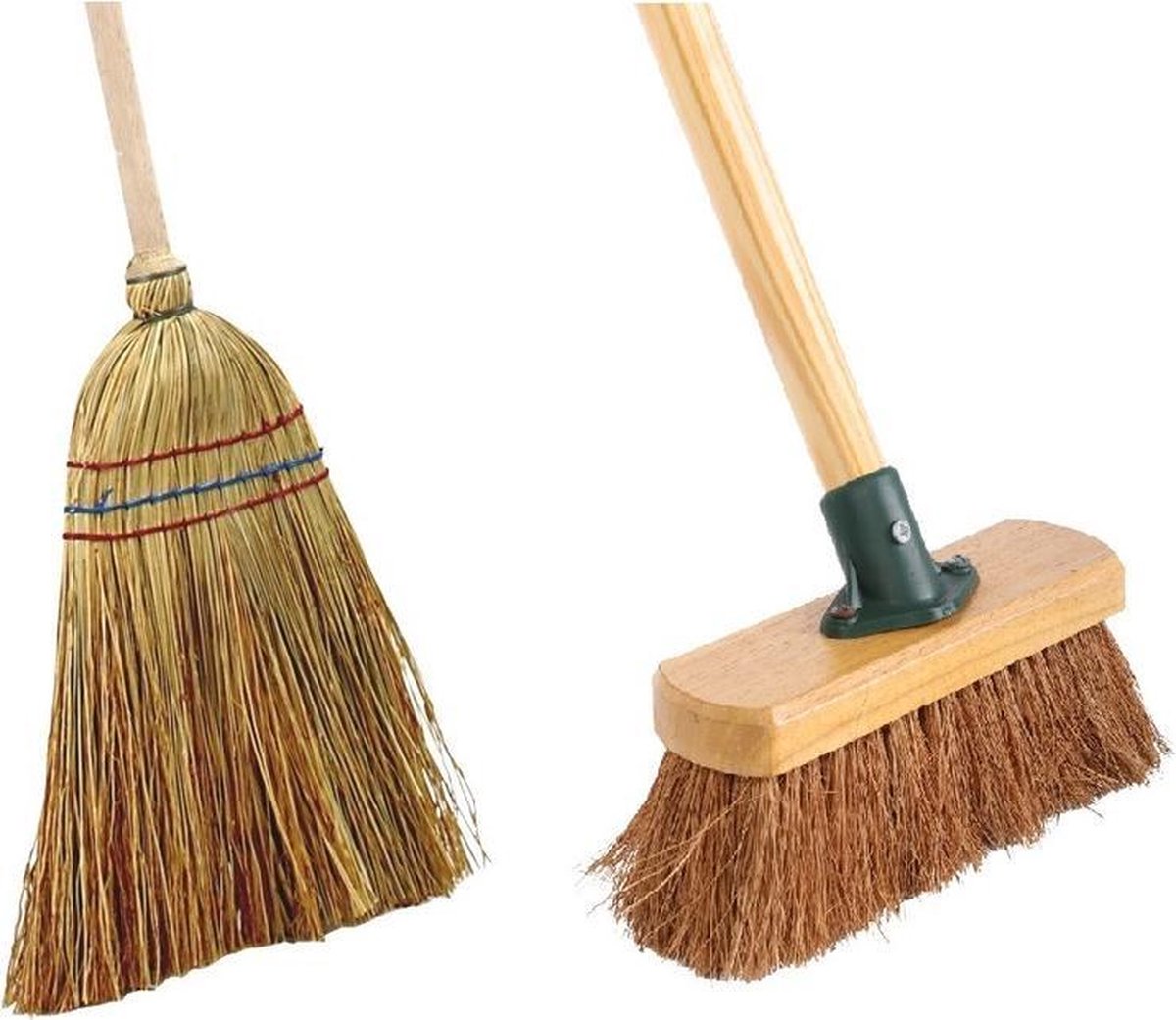 Speelgoed bezem set / tuinbezems voor buitengebruik 75 cm - mini bezems ...