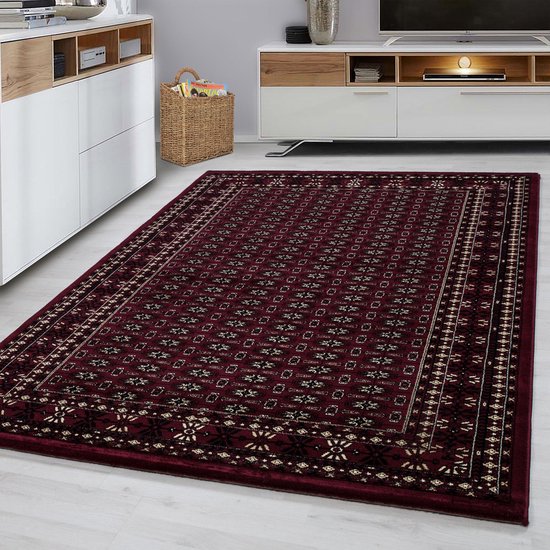 Tapis Rouge Tapis Classique Omid Royal - 200x290cm - Moderne - Salon ...