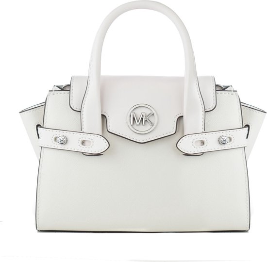 Handtas Dames Michael Kors 35S2SNMS5L-OPTIC-WHITE Wit 22 x 16 x 10 cm | bol