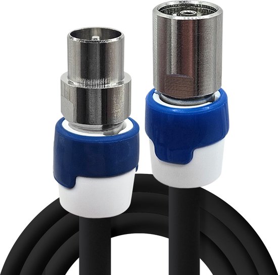 Coax kabel op de hand gemaakt - 20 meter - Zwart - IEC 4G Proof ...