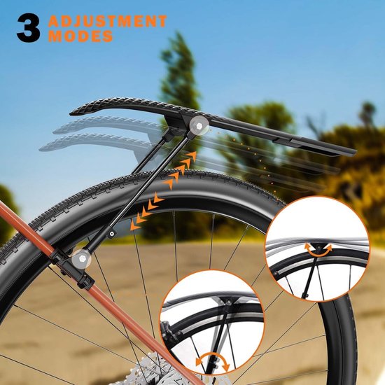 Spatbord voor fiets - geschikt voor mountainbikes en racefietsen ...