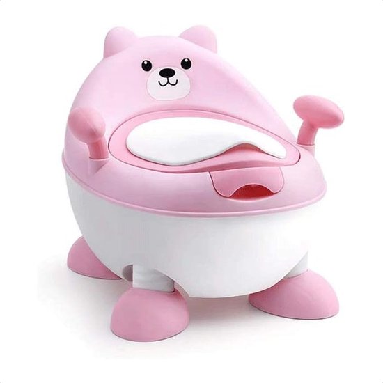 Potje Peuter - Plaspotje - Beer Ontwerp - Roze - Potje Peuter Jongen ...
