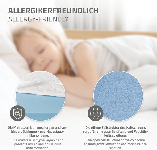 Kinderbed Tipi 90x200 cm van grenenhout incl. matras H-16cm ...