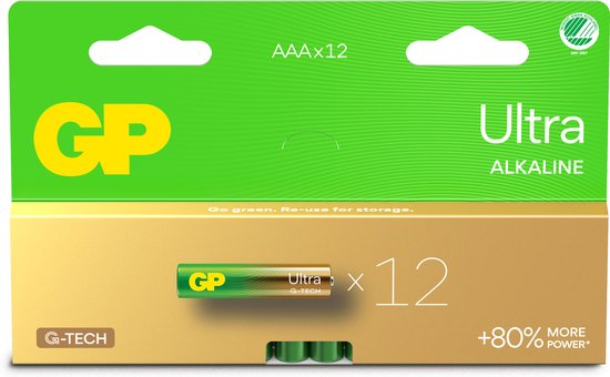 GP Batteries Ultra Alkaline GP24AU Wegwerpbatterij AAA | bol