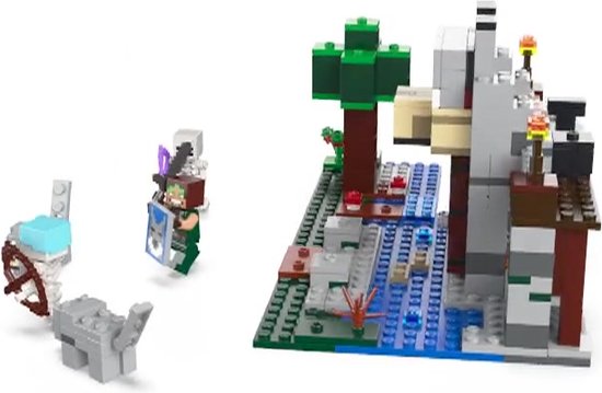 LEGO Minecraft® De wolvenburcht speelset met fort 21261 | bol