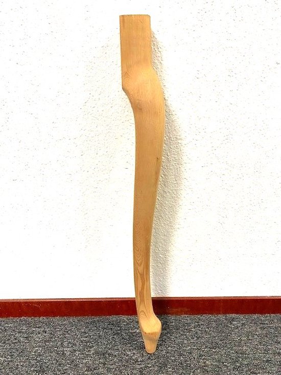 Houten Tafelpoot Queen Ann Grenen 75cm | bol