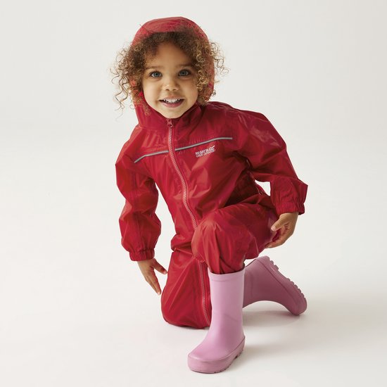 Regatta Puddle Kids Regenpak - Pepper - Maat 104 | bol