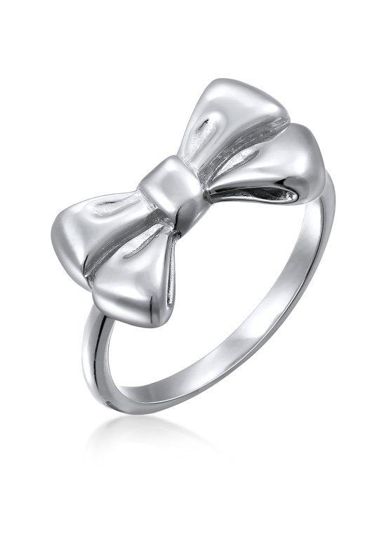 Elli Dames Ring Dames strik symbool trend in 925 sterling zilver | bol