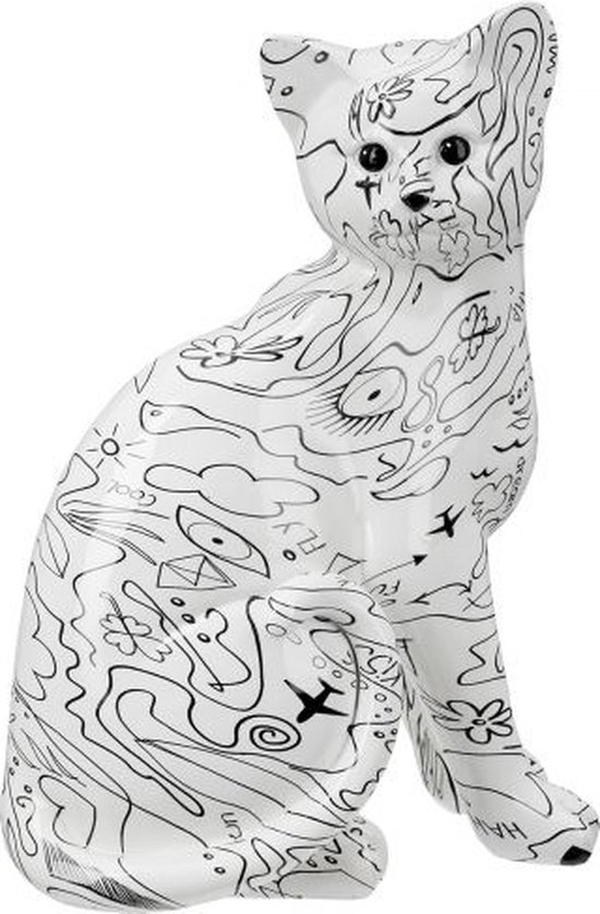 Gilde Handwerk - Beeld - Sculptuur - Kat - Poes - Polyresin - Modern ...