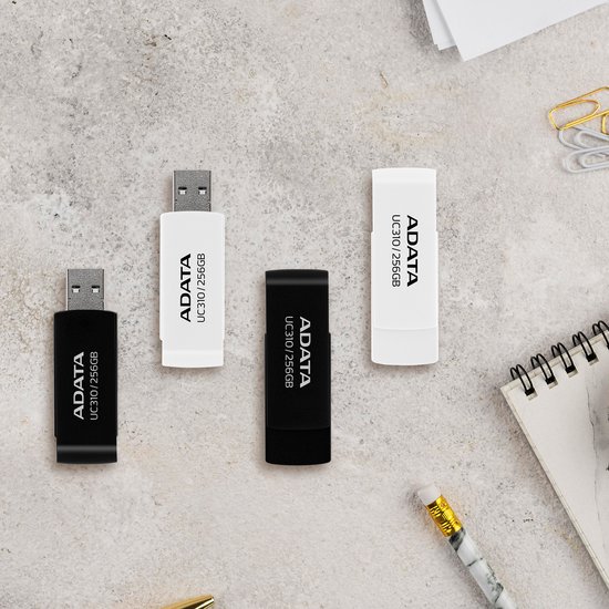 ADATA UC310 USB flash drive 256 GB USB Type-A 3.2 Gen 1 (3.1 Gen 1) Wit ...