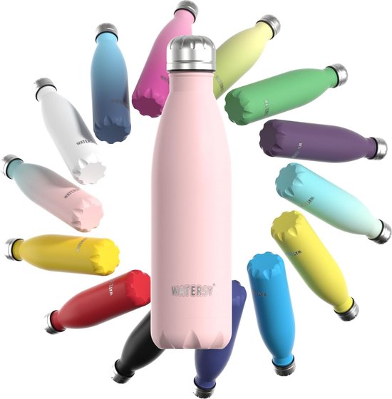 Waterfles van roestvrij staal, 500 ml, thermosfles voor kinderen, BPA ...