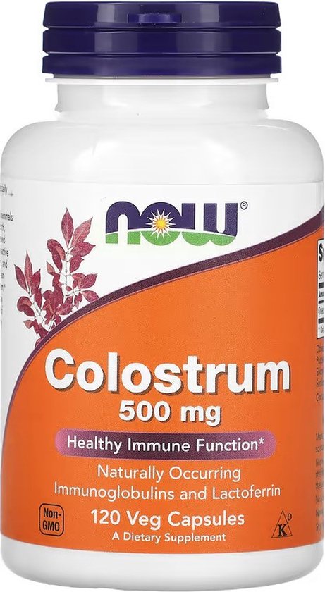 NOW Foods - Colostrum 500mg 120v-caps | bol