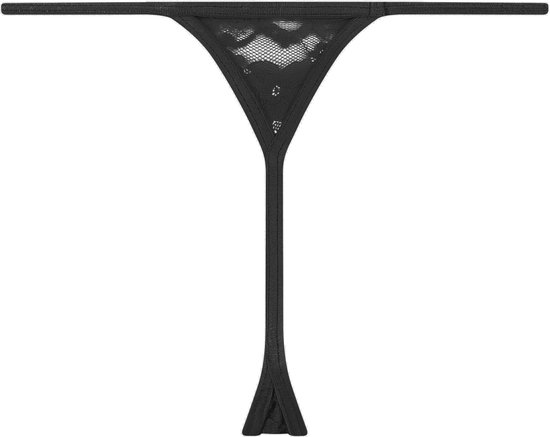Hunkemöller Dames Lingerie String Mini - Zwart - maat 2XL | bol