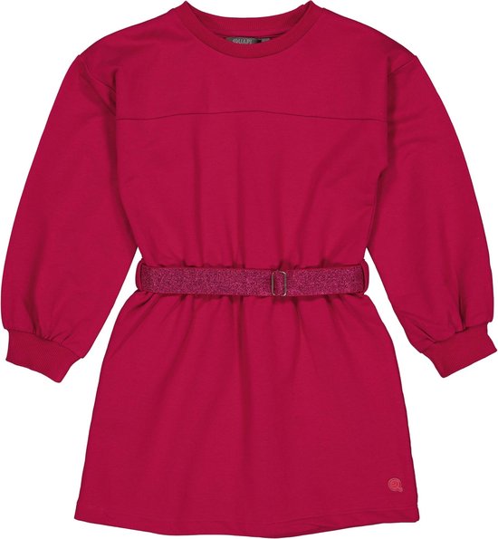 Quapi Meisjes jurk - Dalia - Roze rood | bol