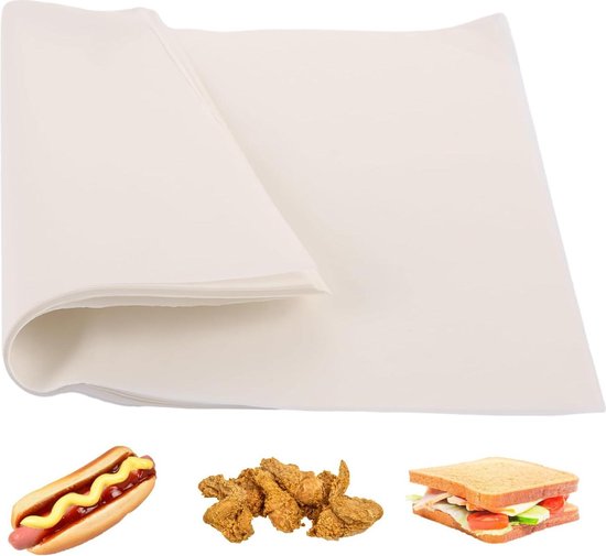 500 vellen boterhampapier 28 x 38 cm - waspapier voor levensmiddelen ...