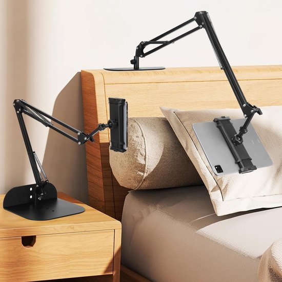 Tablethouder voor bedhoofdeinde, bank, bureau - standaard voor tablets ...