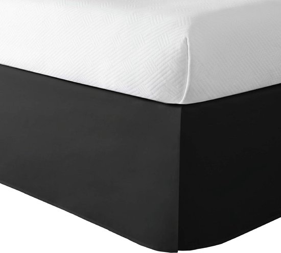 Microfiber Tailored Style Bed Rok - Klassieke 14 Inch Drop Lengte ...