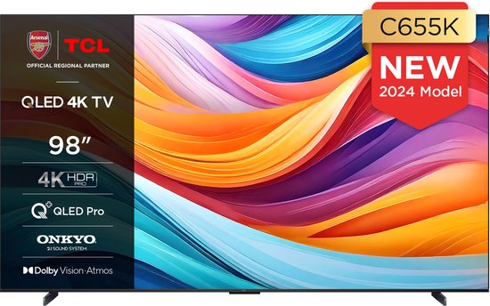 TCL 98C655K - Televisie - Ultra HD - Smart TV - Wifi - 98 inch - QLED ...