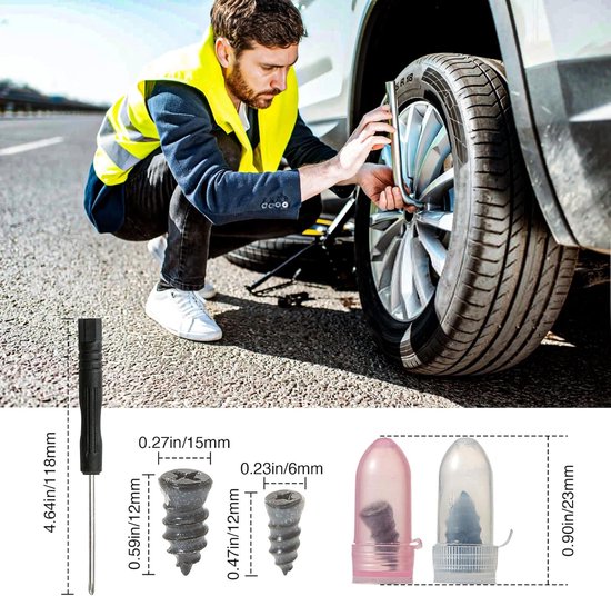 Bandenreparatieset Auto - Bandenreparatie Set - Banden Reparatieset ...