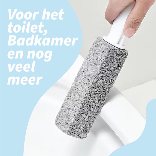 Reinigingssteen voor WC en Badkamer - Puimsteen Toiletborstel ...