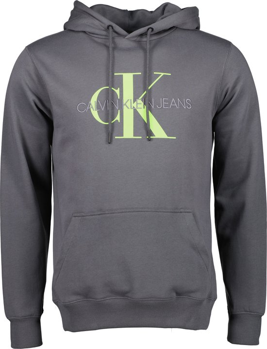 Calvin Klein Sweater - Slim Fit - Grijs - XL | bol.com