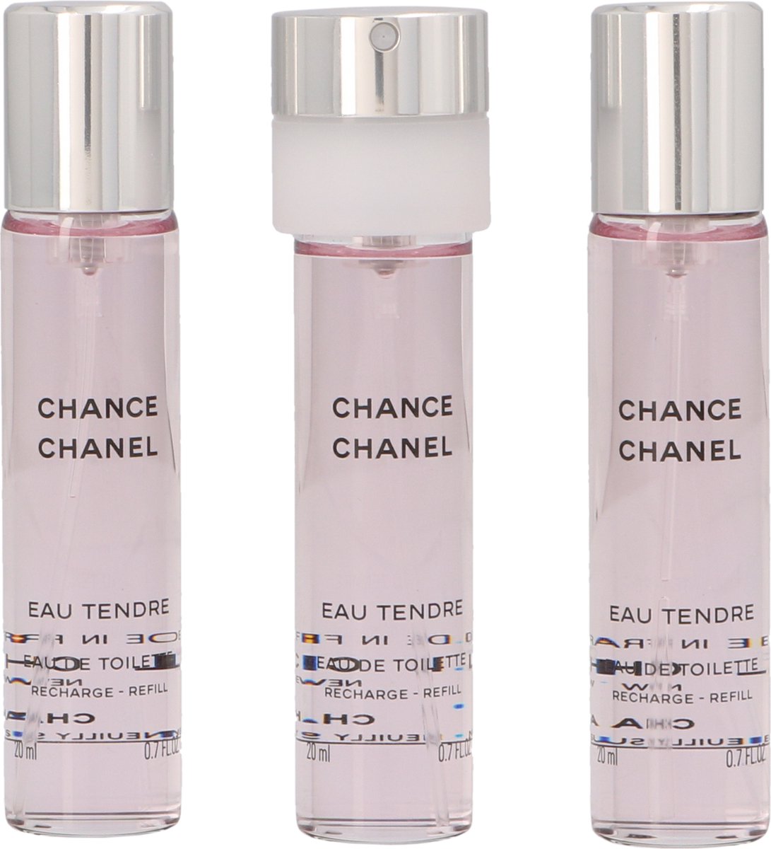 Chanel Chance Eau Tendre Geschenkset - 3x Eau de Toilette Refill | bol.com