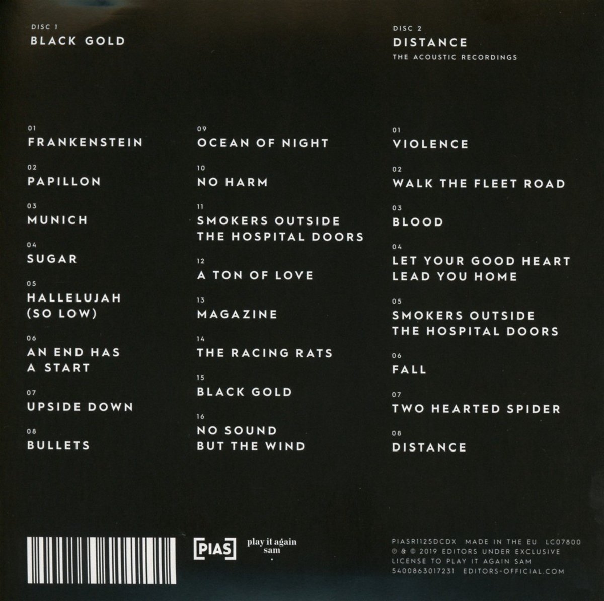 Editors - Black Gold Best Of Editors (2 CD), Editors | Muziek | bol