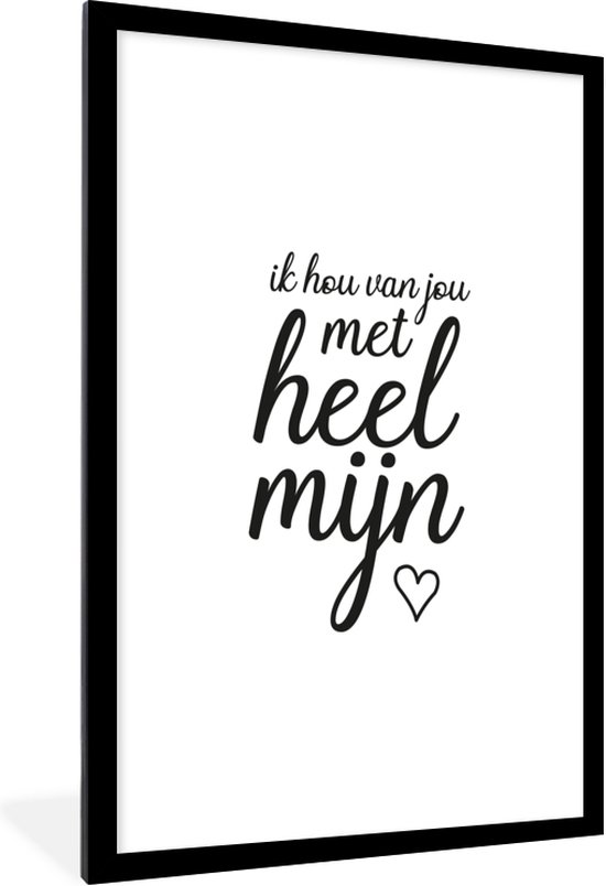 Fotolijst inclusief poster - Posterlijst 60x90 cm - Posters - Quotes ...