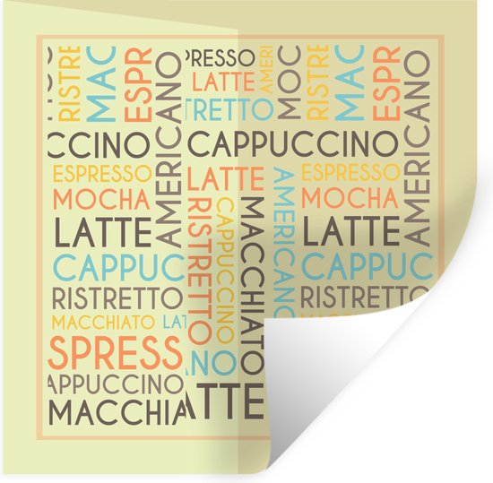 Muurstickers - Sticker Folie - Koffie - Quotes - Spreuken - Cappuccino ...