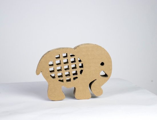 Kartonnen Dieren Spaarpot - Olifant klein - Duurzaam Karton ...
