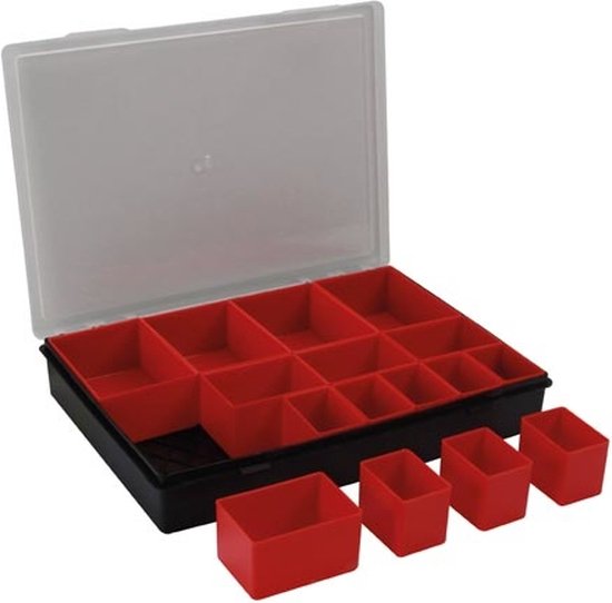 TAYG Sorteerdoos - 330 x 247 x 54 mm - Met 16 uitneembare bakjes | bol