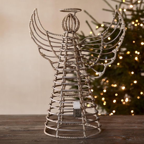 Riviera Maison Rustic Rattan Pretty Angel - Natural - 18.0 x 35.0 | bol