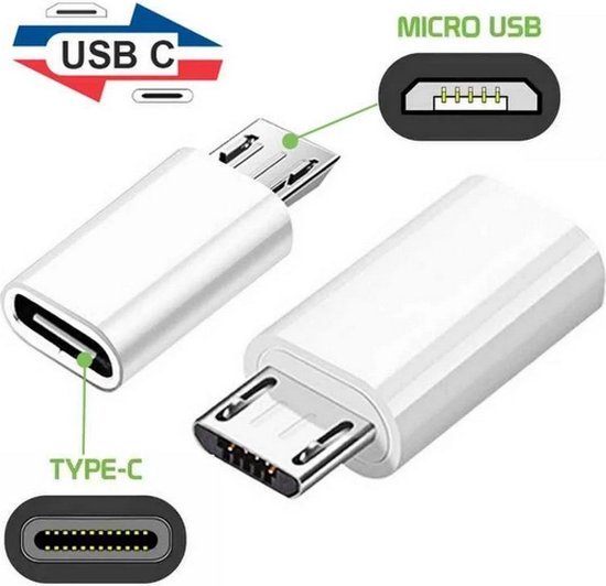 Usb Type C Female Naar Micro Usb Male Adapter Connector Type-C Micro ...