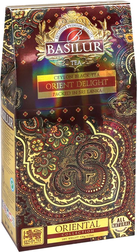 BASILUR Orient Delight Ceylon zwarte bladthee, 100 g | bol