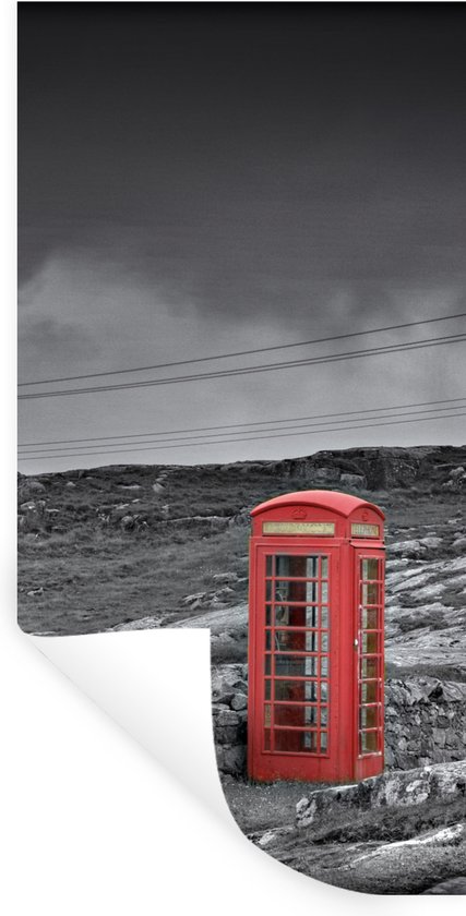 Muurstickers - Sticker Folie - Zwart-wit foto van een Britse ...