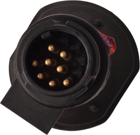 Spanningsverlager van 24 naar 12 Volt - 13 polige stekkerdoos | bol