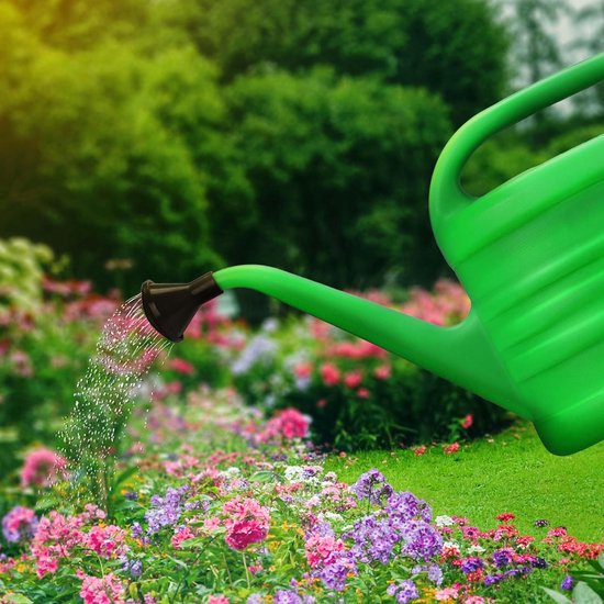 Gieter, kunststof gieter voor tuin, voor binnen en buiten, bloemen ...