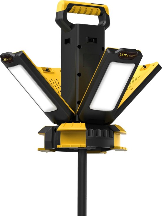 LED's Work NovaLight Bouwlamp 14000 - 4 lichtpunten - Dimbaar - IP54 ...