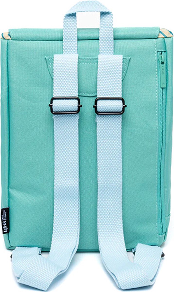 Lefrik Scout Mini Backpack Stripes Pool Green | bol