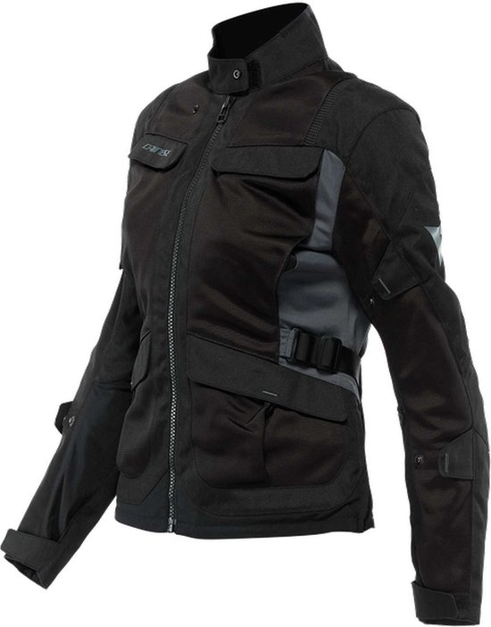Dainese Desert Lady Tex Jacket Black Black Ebony 42 - Maat - Jas | bol