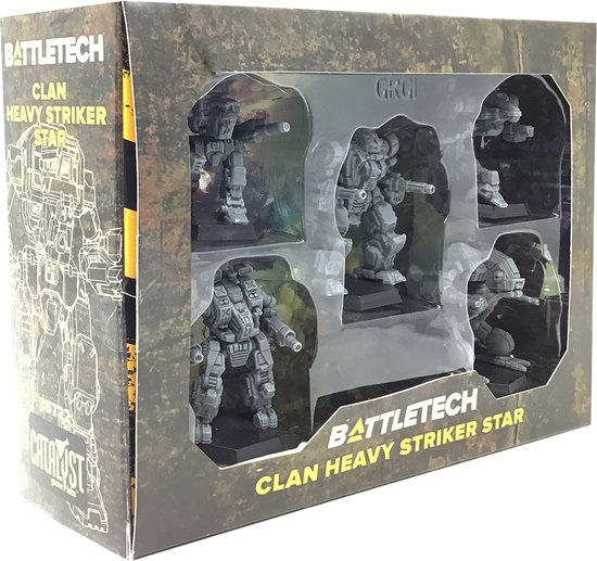 BattleTech: Clan Heavy Striker Star - Miniatuurspel - Catalyst Game ...