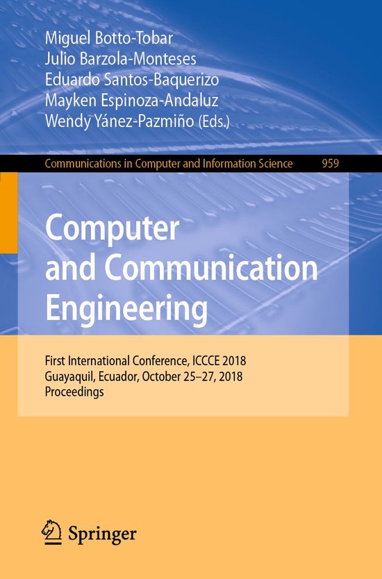 Communications in Computer and Information Science 959 - Computer and Communication... | bol