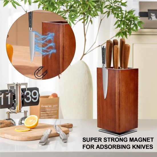 Magnetisch messenblok, niet-uitgeruste messenblokken, 360° roterend ...