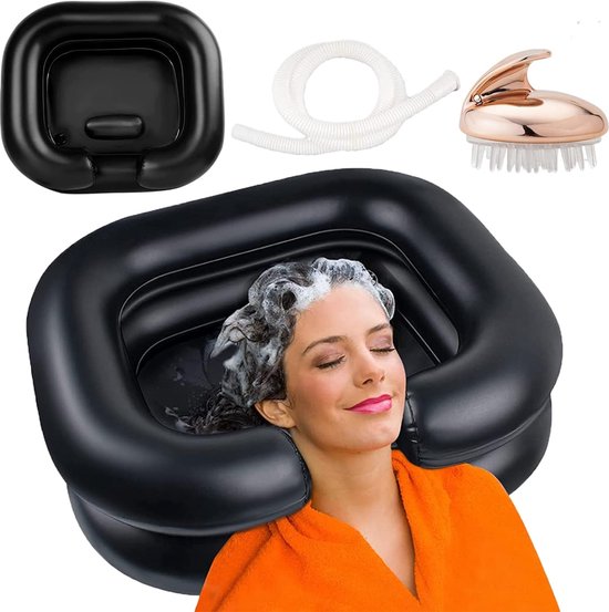 Haarwasbak - Haarwasbak opblaasbaar - Wasbak - Voor kappers - Mobiele wastafel -... | bol