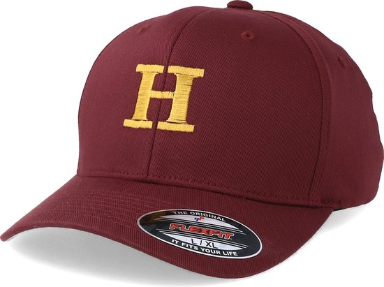 Hatstore- The H Maroon Flexfit - Iconic Cap | bol