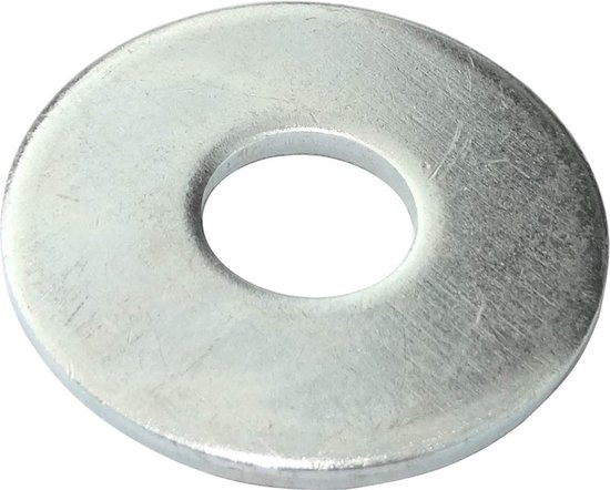 AERZETIX - 20 stuks Vlakke carrosserie-sluitring - M12-36mm - Verzinkt staal - DIN9021... | bol