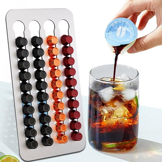 Koffiecapsulehouder, 40 capsules, koffie voor capsulehouder, 41 x 22 cm ...