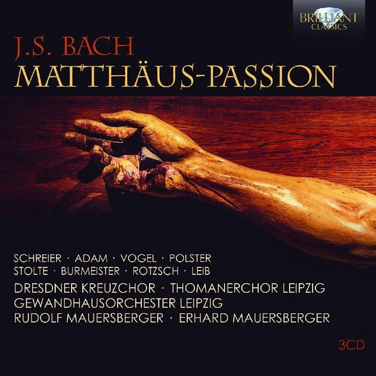 J.S. Bach Matthaus - Passion (3), Rudolf Mauersberger | Muziek | bol